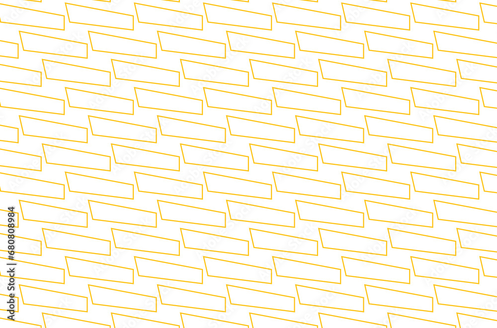 Poster Digital png illustration of rows of yellow angular shapes on ...