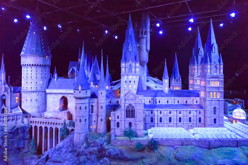 Hogwarts studio model at the Warner Bros. Studio Tour Tokyo – The ...