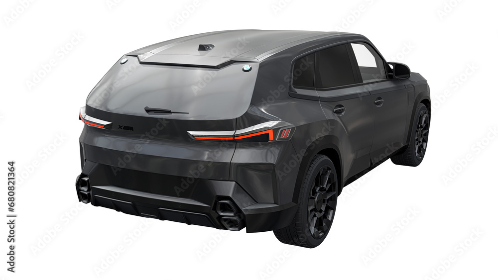 Germany, Berlin. November 15, 2023. BMW XM 2023 Individual Dravit Grey ...