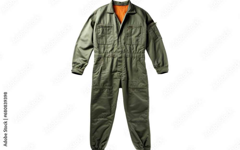 Safety Tank Crew Coverall Isolated On Transparent Background PNG. Stock ...