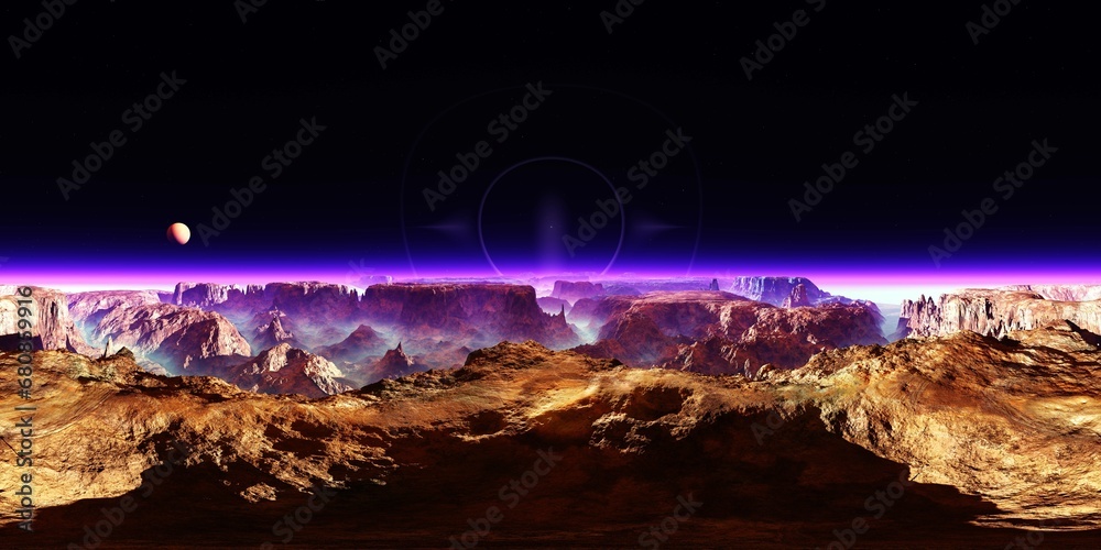 Mars, HDRI, environment map , Round panorama, spherical panorama ...
