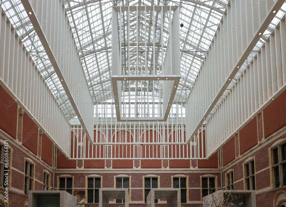 Rijksmuseum, the original interior courtyards have been redesigned to ...