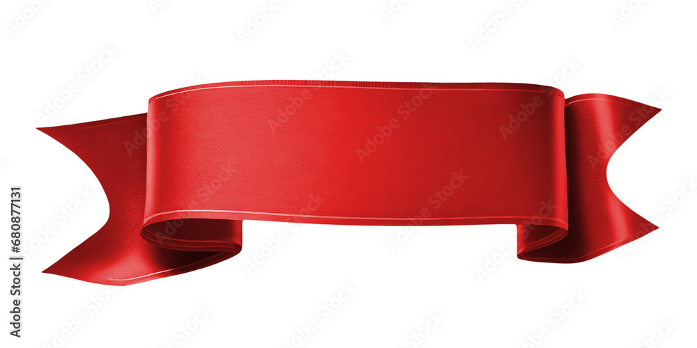Red title banner isolated on a transparent background. PNG Banner ...