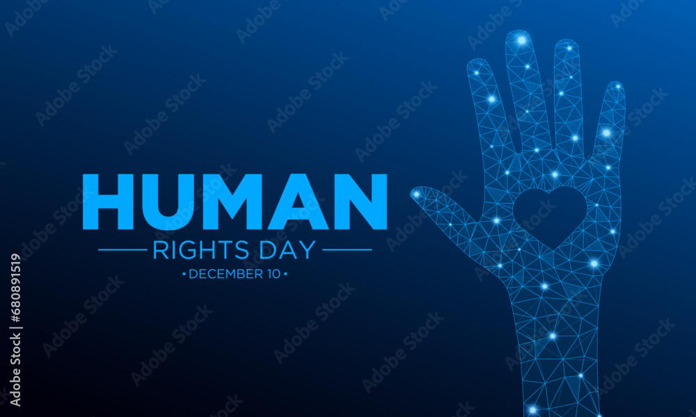 Human rights day is observed every year on december 10. Vector ...