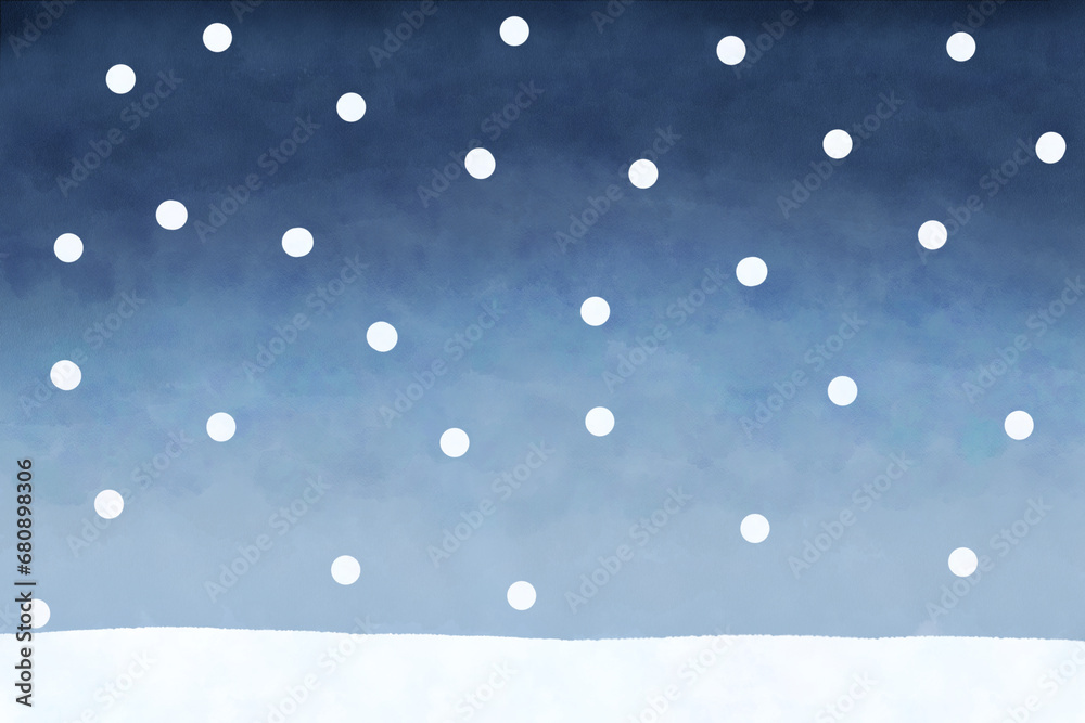 Snowfall night background Winter scene clipart Stock Illustration ...