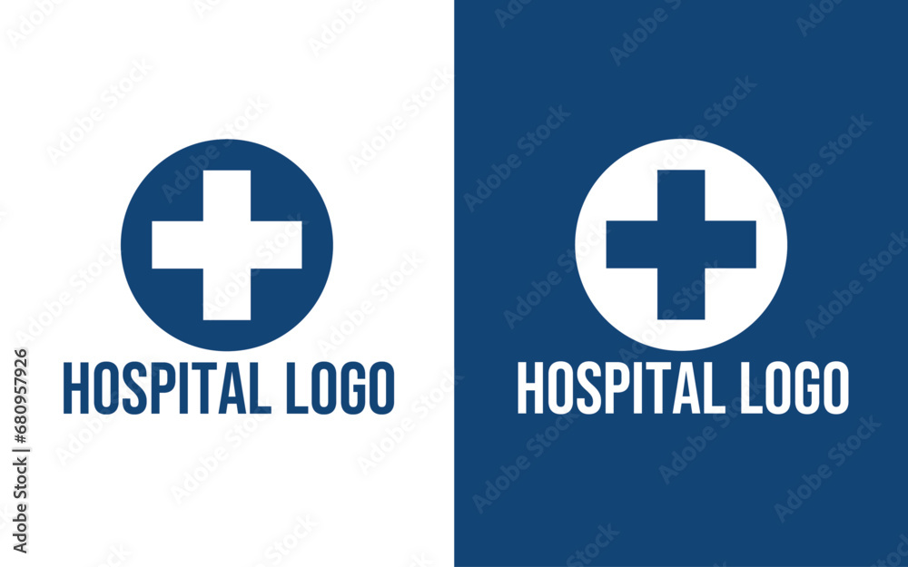 Symbol hospital logo design, Simple hospital logo, Creative hospital ...