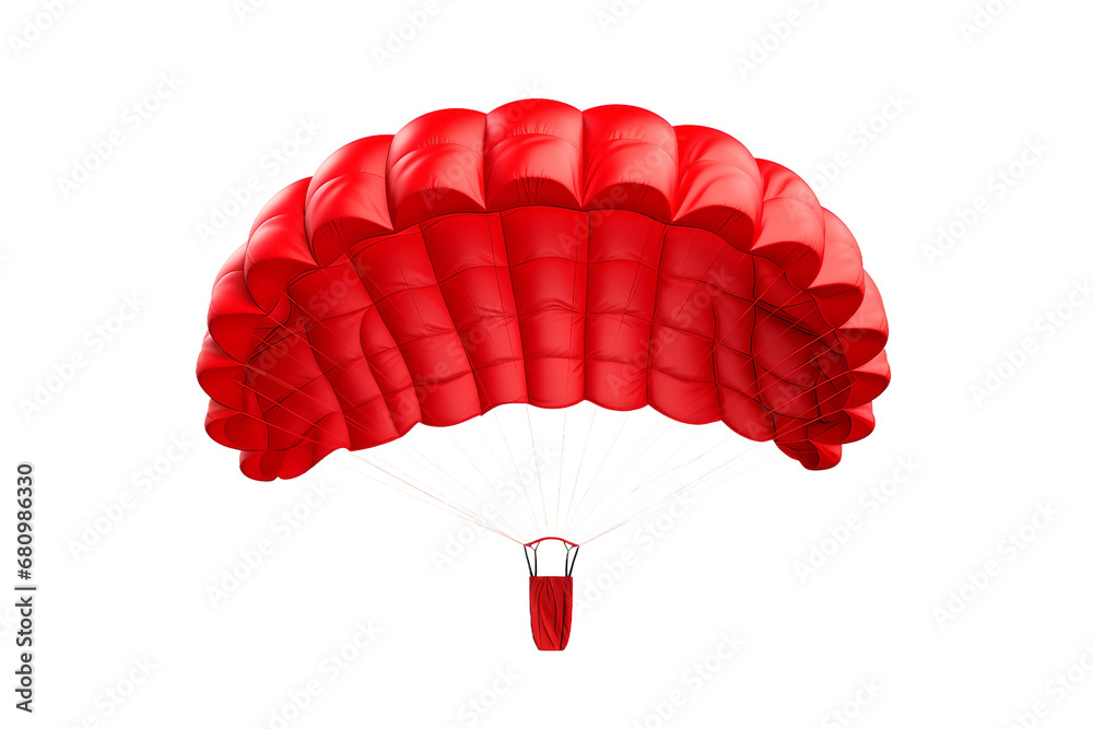 Parachute Isolated White on a transparent background Stock Photo ...