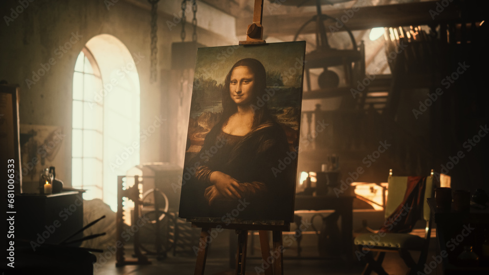 Renaissance Aesthetics: Empty Shot with no People Presenting the Famous ...