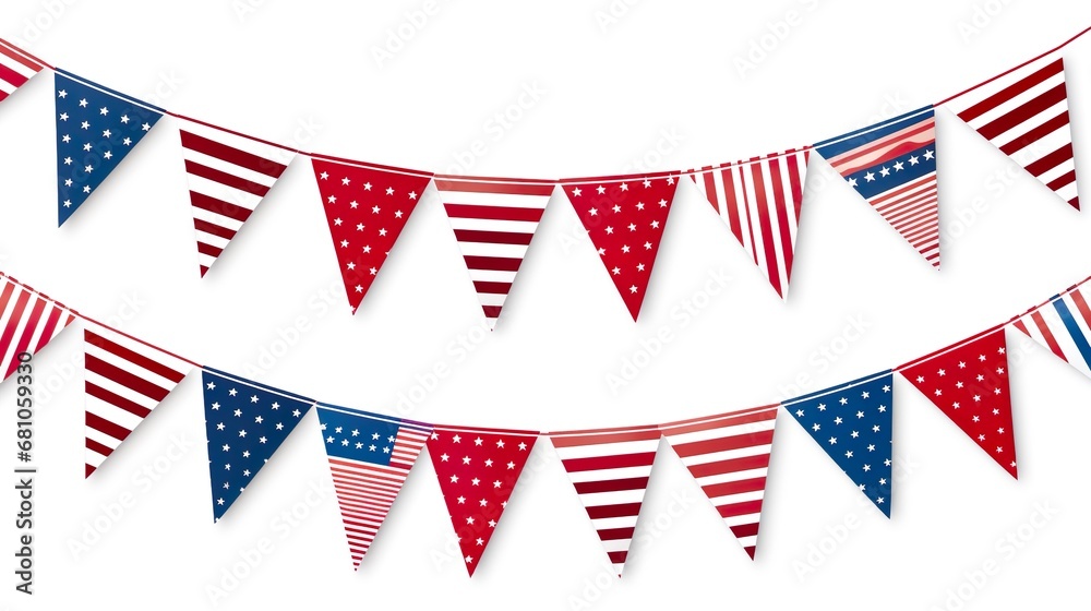 Foto de Independence Day United States stars and dividers. USA flag ...