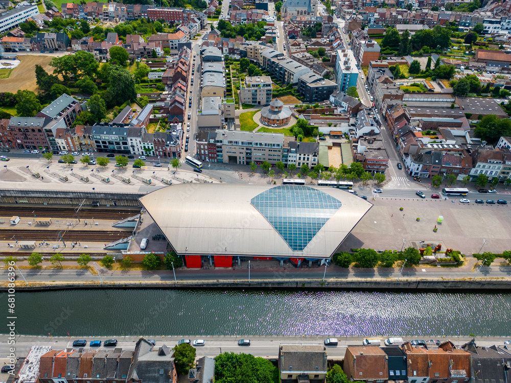 Halle, Flemish Brabant Region, Belgium, 01 05 2023, On a bright spring ...
