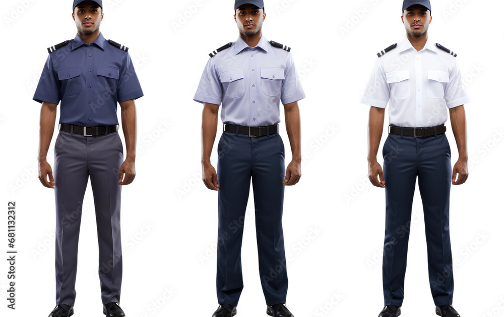 Exploring the Realistic Image of the Postal Worker Uniform on a Clear ...
