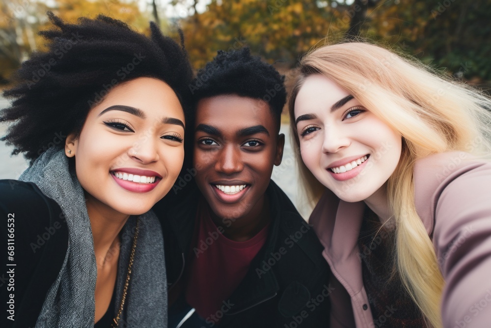 In the great outdoors, a multiracial group of friends comes together ...