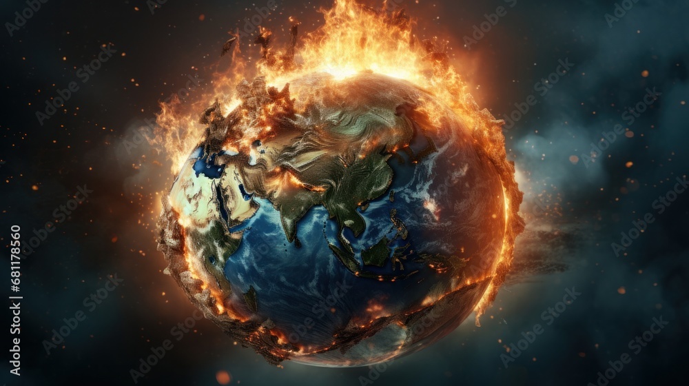 The impacts of climate change and global warming intensify as human ...