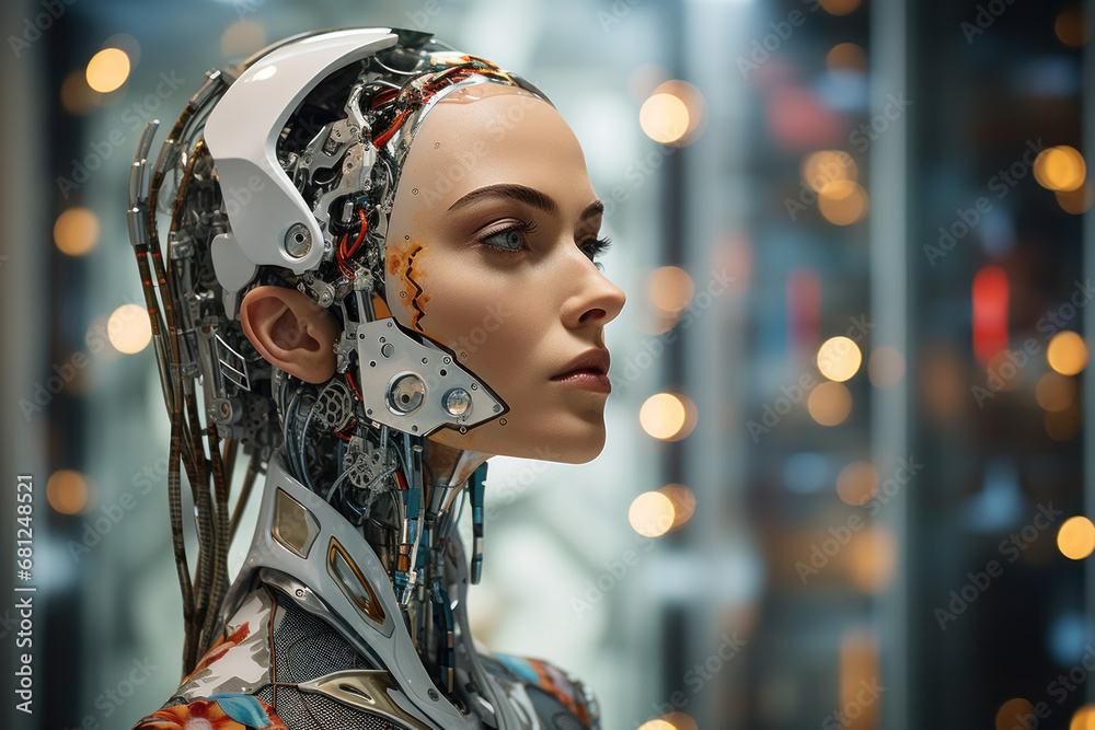 A machine learning model continuously adapting and improving based on ...