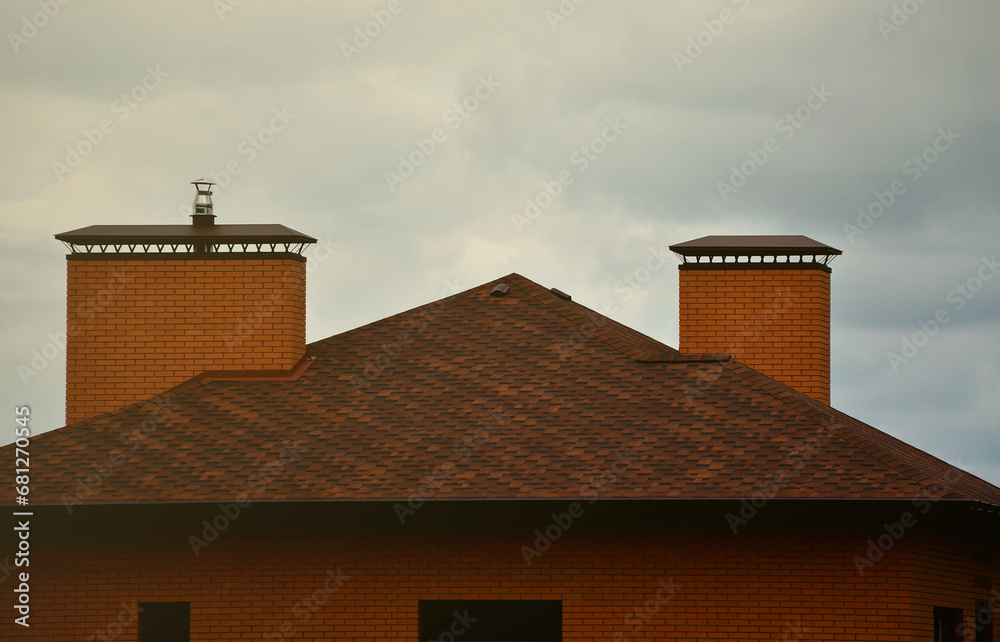 The house is equipped with high-quality roofing of shingles (bitumen ...