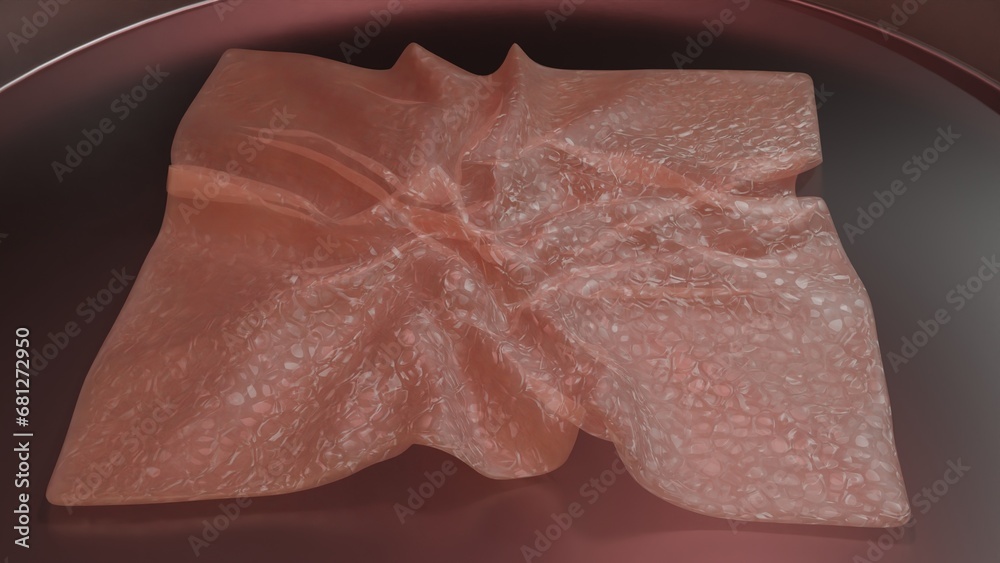 Bioprinted skin. Skin grown in laboratory. Lab grown skin. Synthetic ... Bioprinted skin. Skin grown in laboratory. Lab grown skin. Synthetic ...