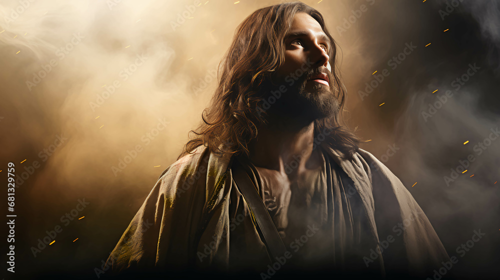 Jesus Christ Concept Illustration Stock Illustration | Adobe Stock