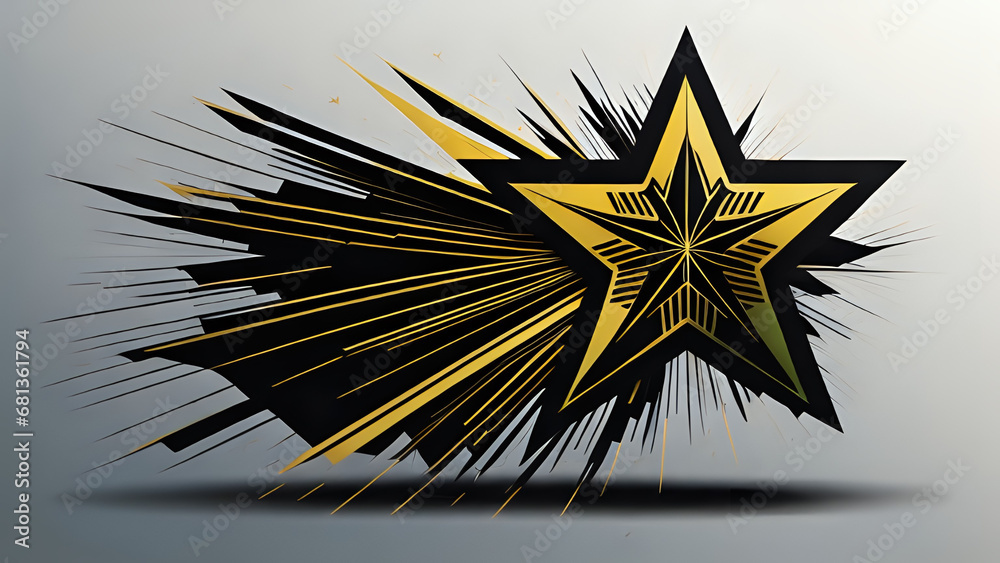 gold star vector, gold star ilustrator, gold star green screen, gold ...