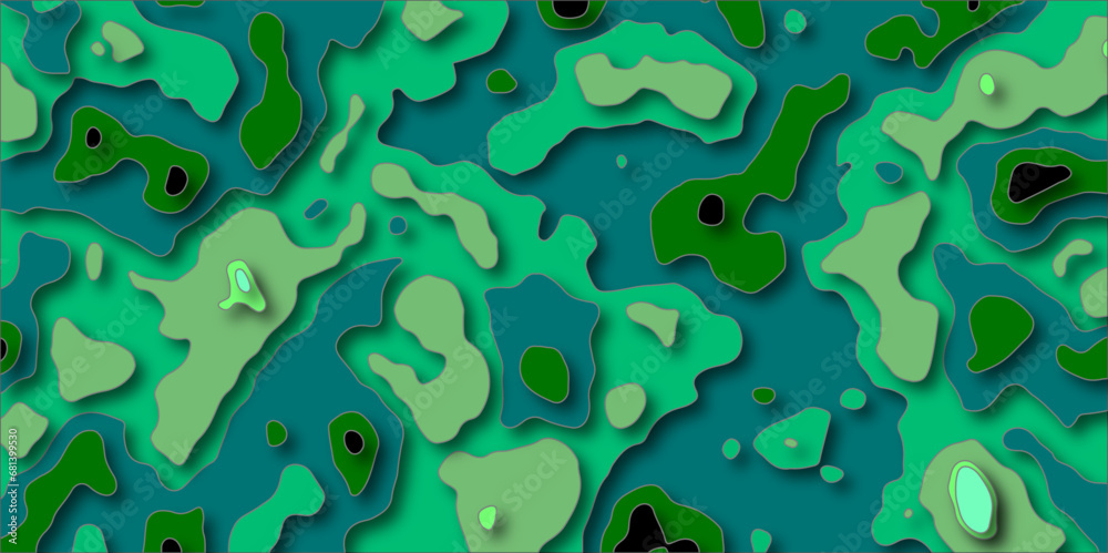 Topographic map in contour line light topographic topo contour map and ...