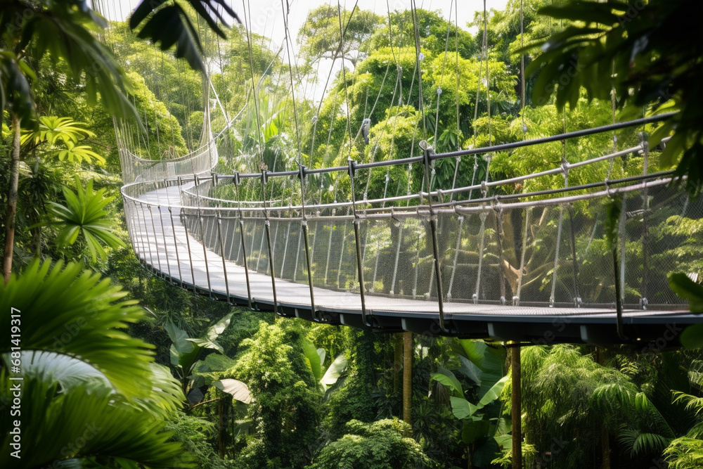 the concept of exploration and connection with nature through forest ...