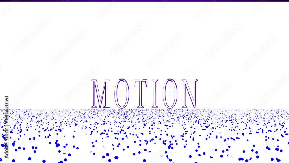 4k video text animation .Geometric 3D text wavy motion graphics ...