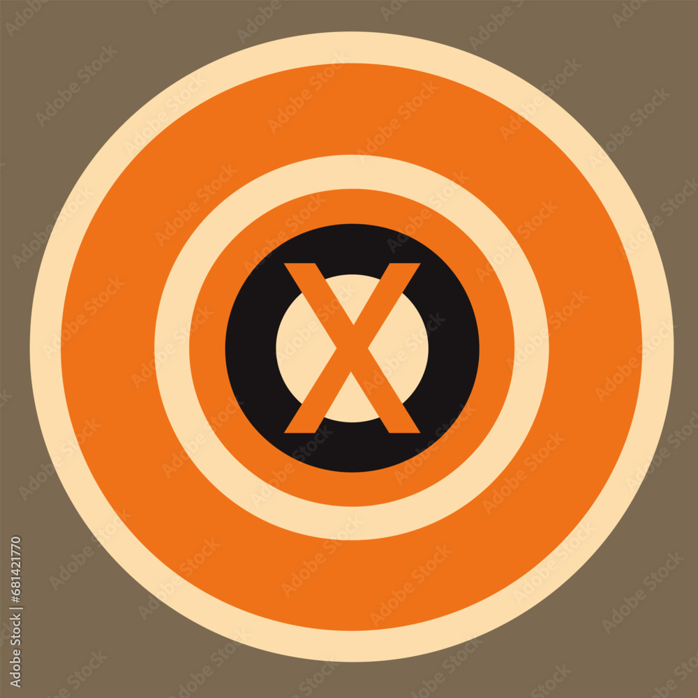 Sustainable fashion technology flat colorful initial logo idea. Circle ...