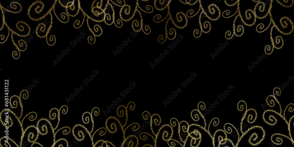 Gold Foil Frame gold splatter frames glitter,Gold stroke background ...