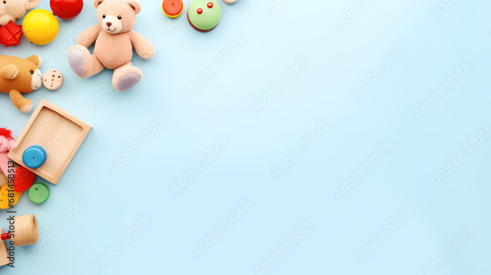 Baby toy frame background, Children's Day, holiday decoration material ...