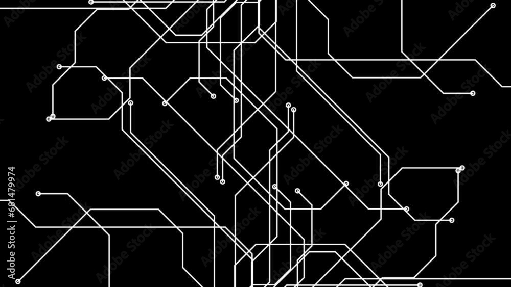 Explore 4K circuit background animation ideal for tech titles ...