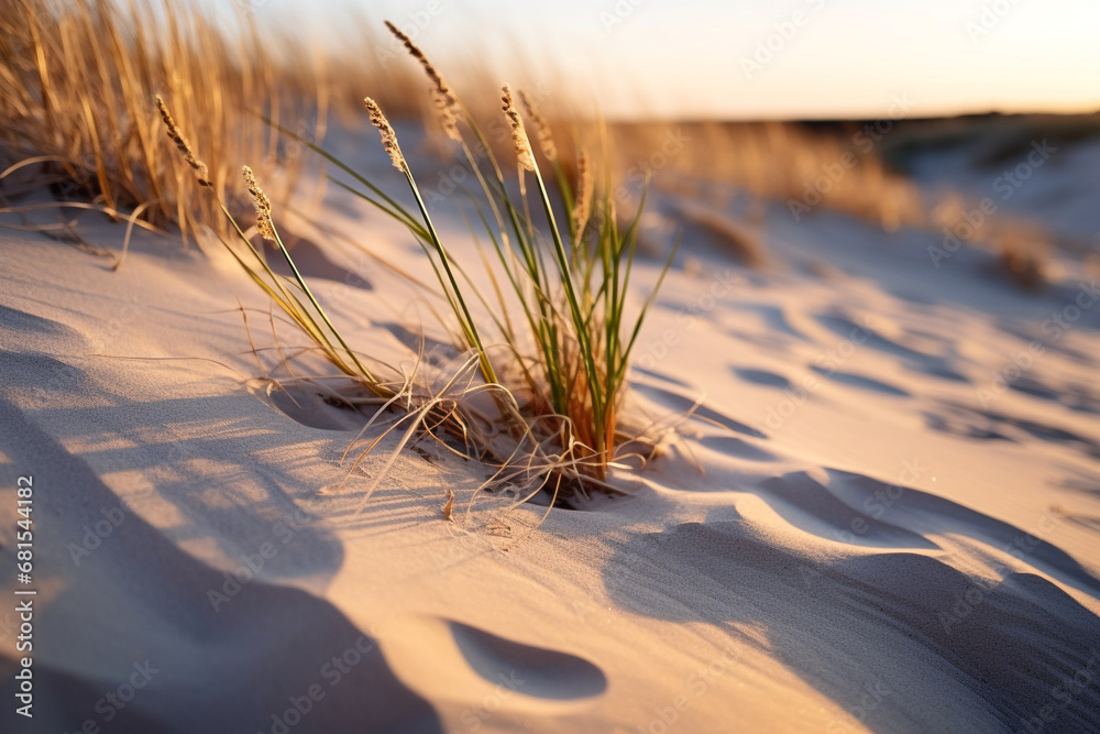 essence of beach sand dunes, with their undulating forms, play of light ...