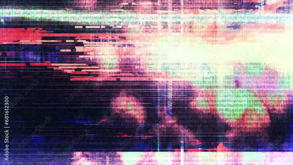 Vintage VHS filter overlay with filmburns and light leaks 4k with strip ...