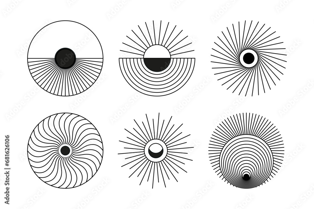 Photo & Art Print Vector set of design elements and illustrations in ...