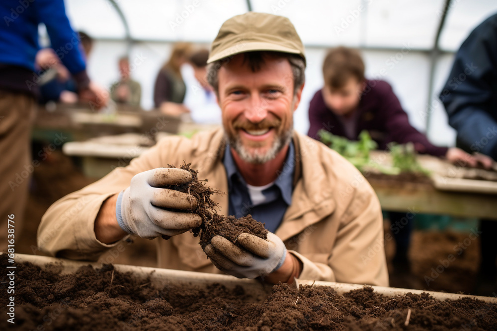 human with A depiction of commitment and enthusiasm of individuals ...