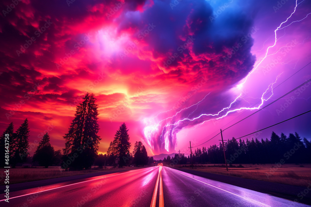 vibrant meteorological significance and sound waves of thunder ...