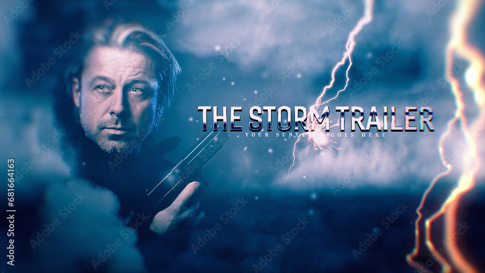 The Storm Trailer Slideshow Stock Template | Adobe Stock