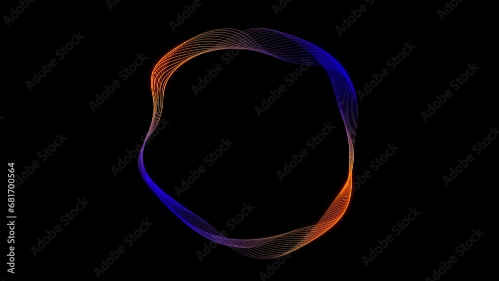 Abstract colourful on scale up textures of spectrum on motion circle ...