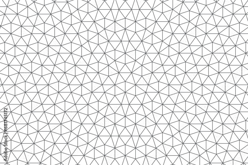 Penrose Mosaic Based Wallpaper with Outlined Repeating Pentagon Shape ...