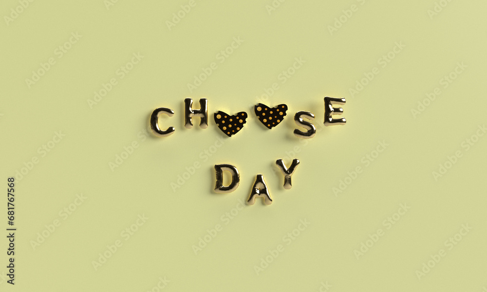 cheese day text font golden yellow background heart love shape ...