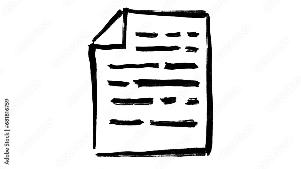 brush stroke hand drawn PNG image with transparent background business ...