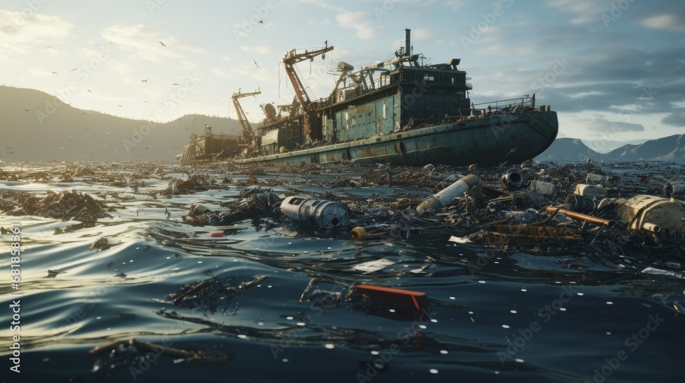 Ocean cleanup technology plastic waste removal sustainable solutions ...