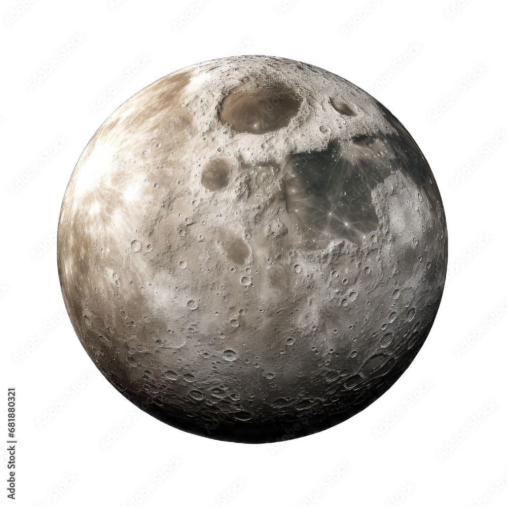 perfect moon PNG isolated on white transparent background Stock Photo ...