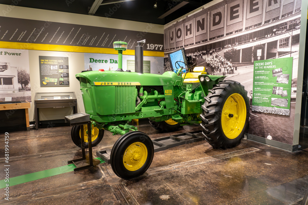 John Deere Tractor and Engine Museum in Waterloo, Iowa. John Deere ...