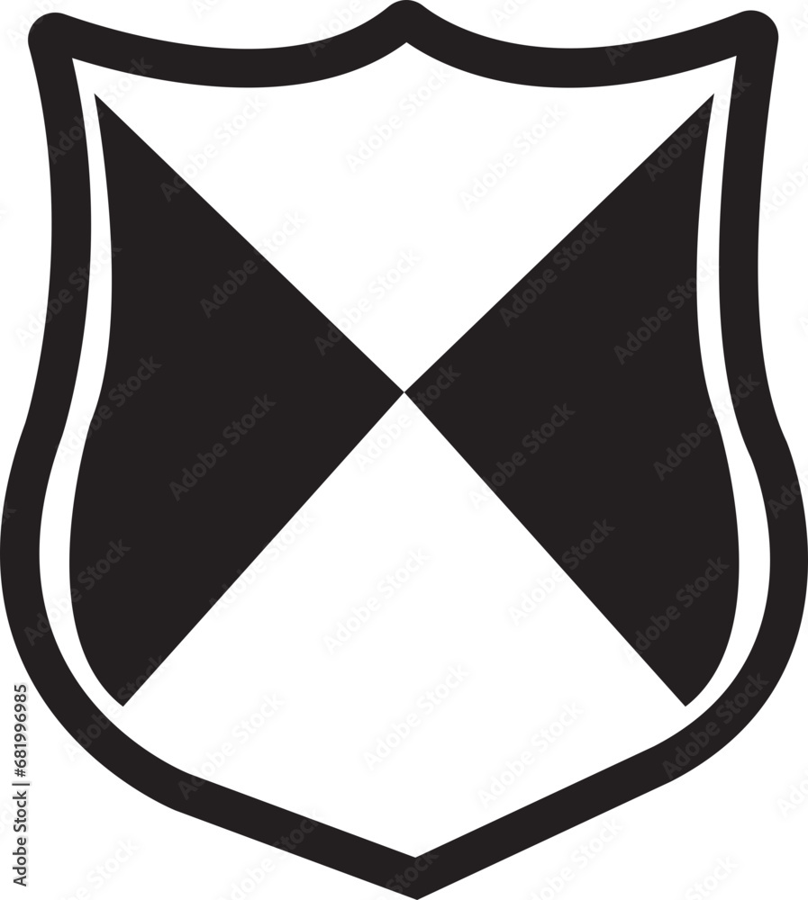 Protect shield icon. Security guard symbol template for graphic and web ...