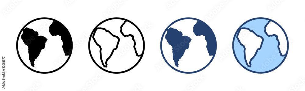 World map vector. Worldmap sign and symbol. Globe icon Stock Vector ...