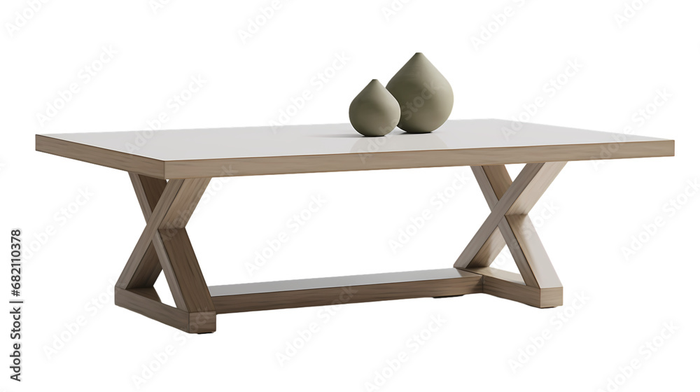 Outdoor coffee table on transparent background, white background ...
