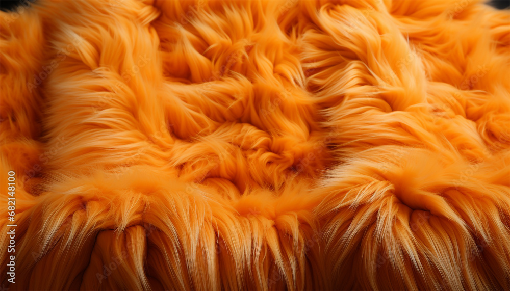 Orange fur background texture Abstract. Bright pastel ginger colored ...