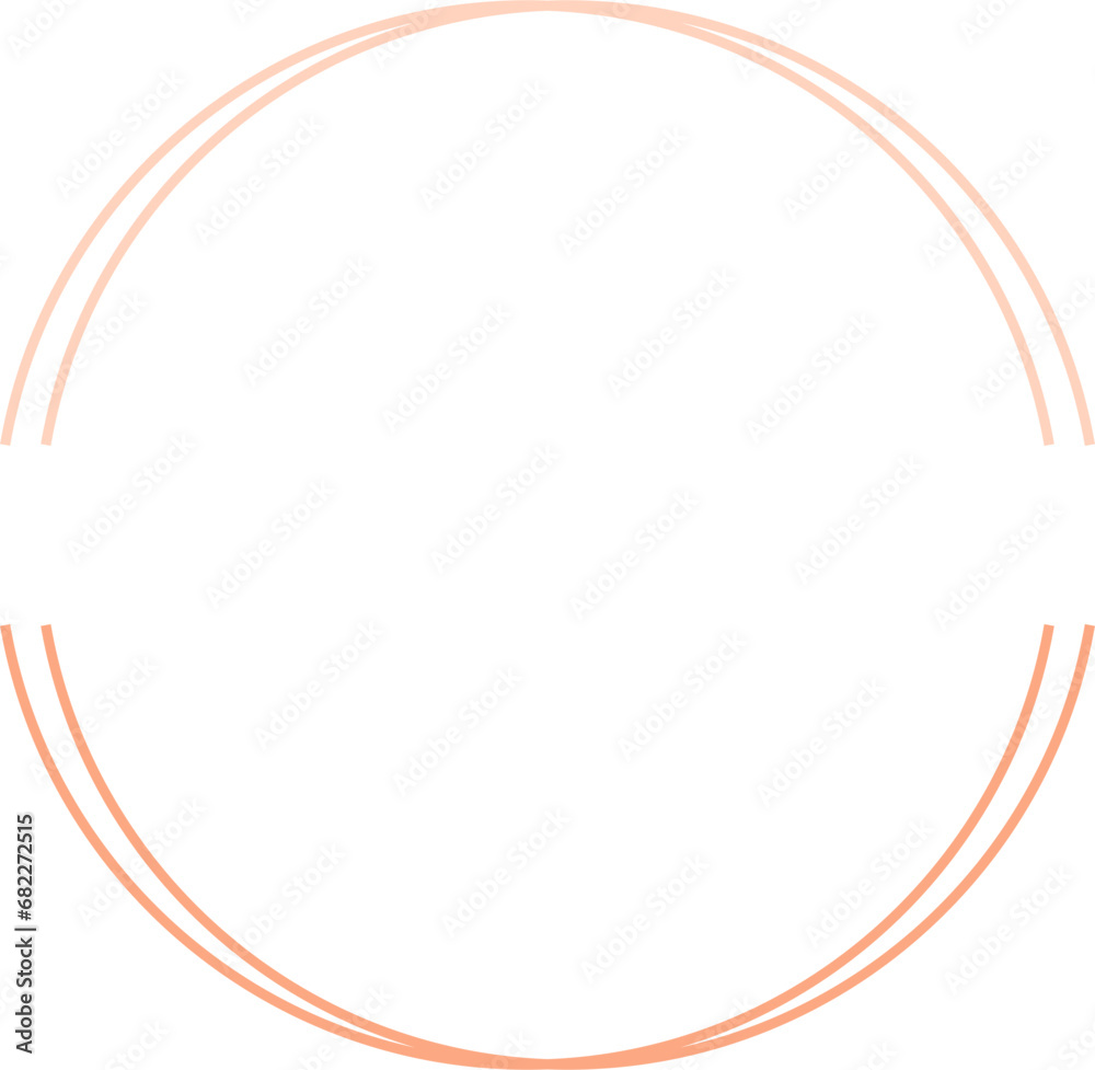 Vetor de Simple Circle Logo Frame Border Illustration do Stock | Adobe ...
