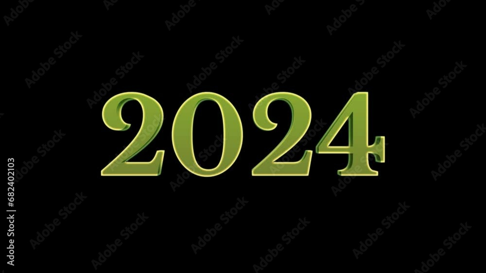 2024 Happy New Year text effect, New year, plan, strategy, Target, Goal ...