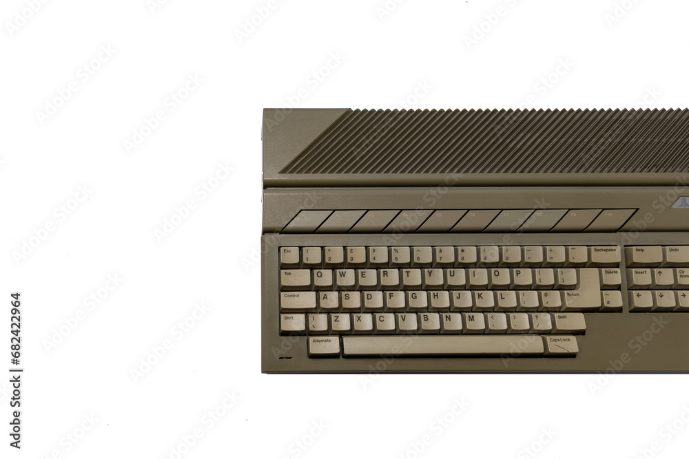 Old 16-bit computers primitive computers from the 1980s and 1990s Stock ...