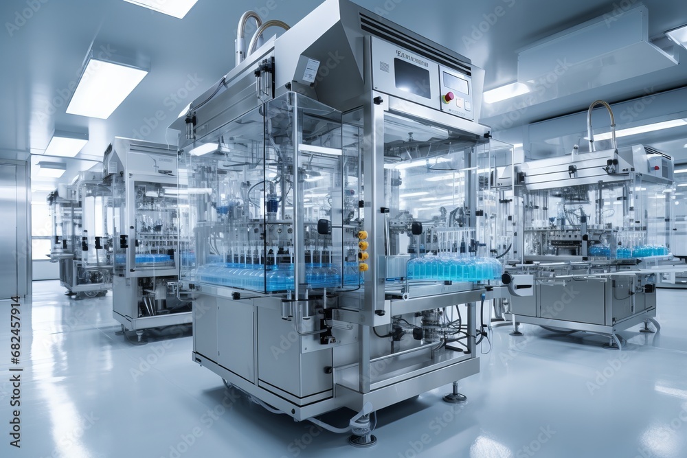 Covid vaccine production plant Stock Photo | Adobe Stock